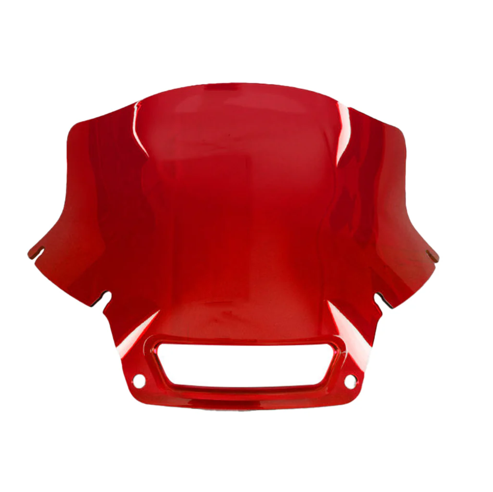 8.5" Windshield With Recurve, Red - 22+ FXLRST - Holy Death Motorcycle Co.
