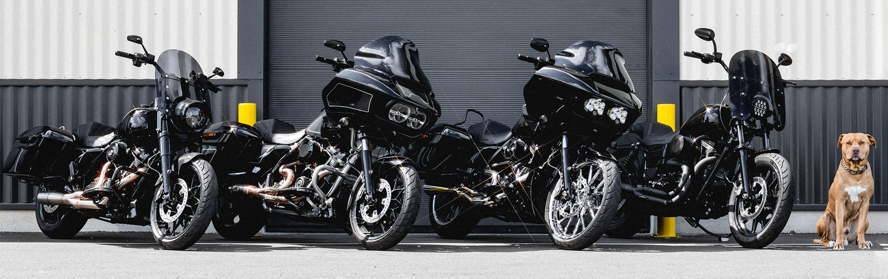 LED Handlebar Turn Signals, Chrome - Dyna - Holy Death Motorcycle Co.