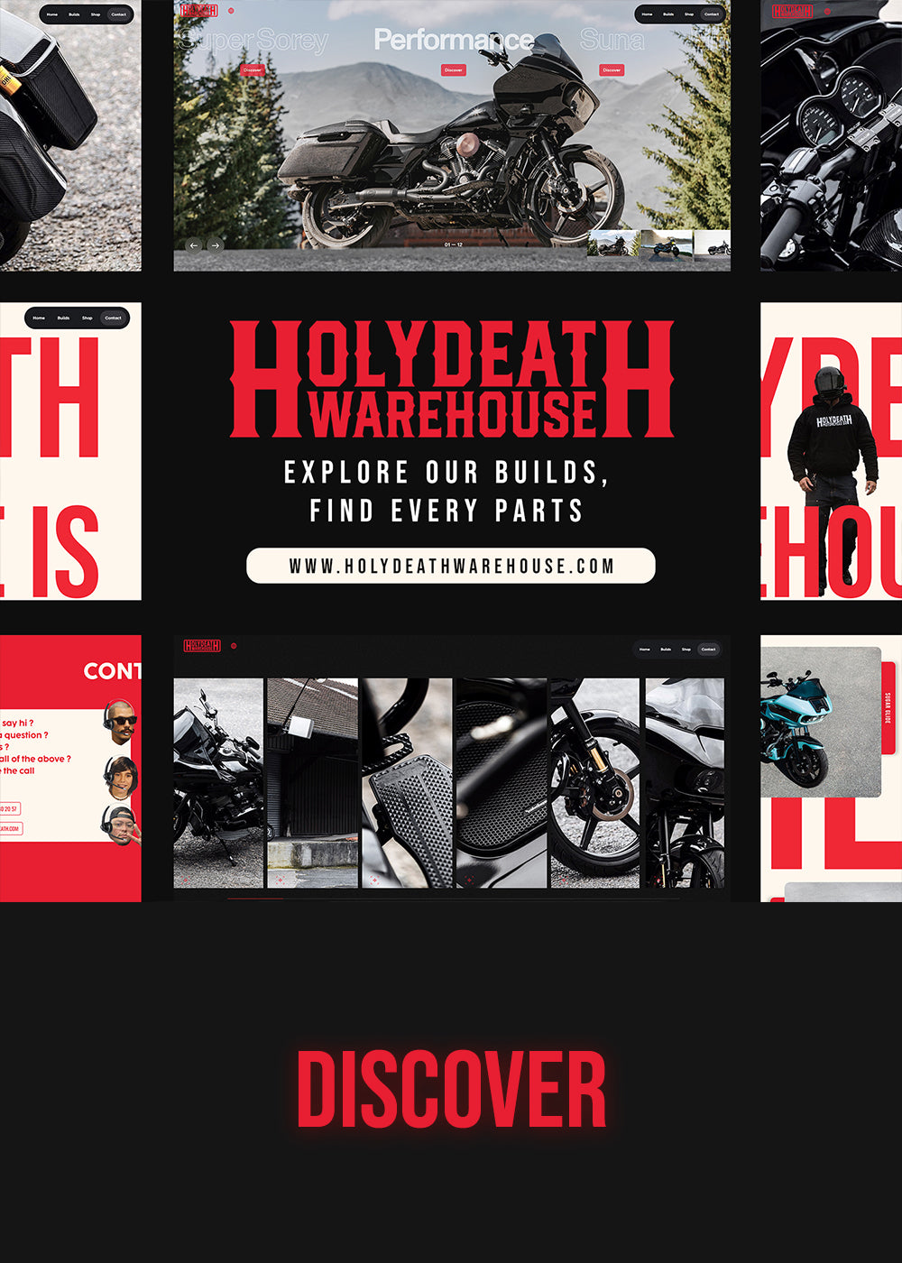 Holy Death Shop - Pièces détachées Harley Davidson